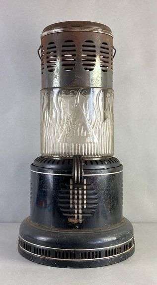 Pyrex Perfection Kerosene Heater With Embossed Globe - Matthew Bullock ...