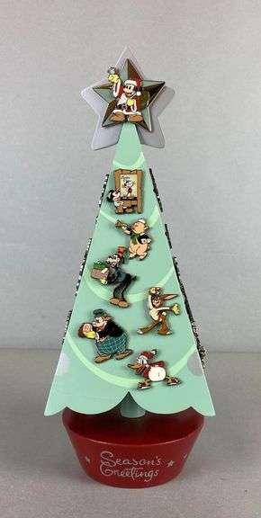 Disney Enamel Pin Christmas Tree Set - Matthew Bullock Auctioneers