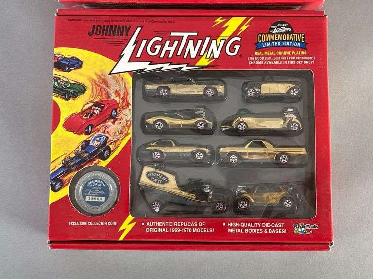 Group of 2 Johnny Lightning Commemorative Die-Cast Vehicle Sets ...