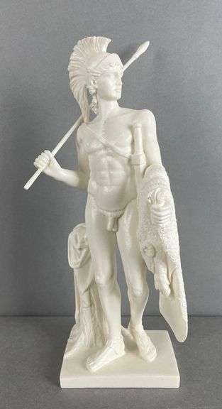 Jason with Golden Fleece Resin Statue - Matthew Bullock Auctioneers