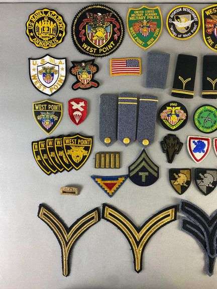 Large Group of West Point Patches and More - Matthew Bullock Auctioneers