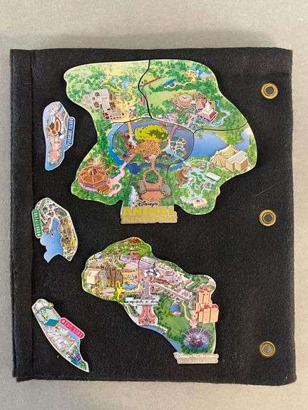 Disney Enamel Pin Map Sets - Matthew Bullock Auctioneers