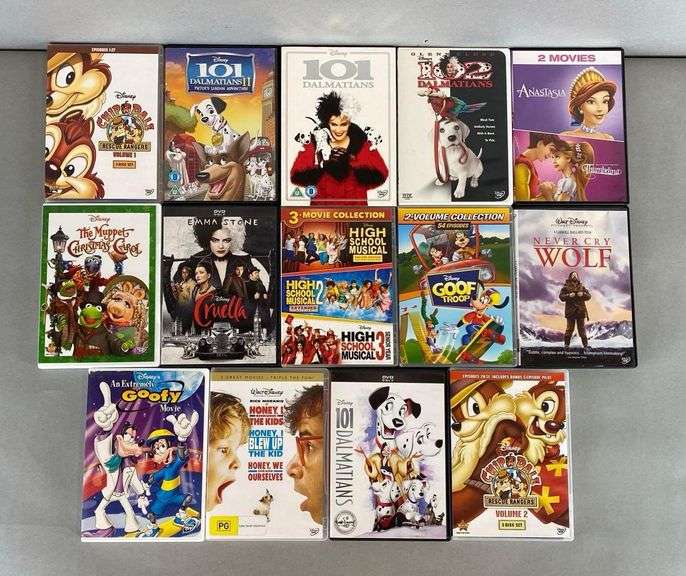 Group of Cartoon and Live Action Children Movie DVDs - Matthew Bullock ...