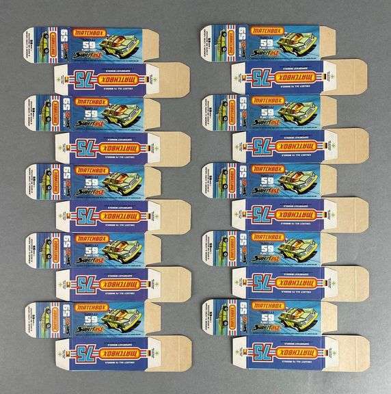 Group of Matchbox K Type No. 59 Boxes - Matthew Bullock Auctioneers
