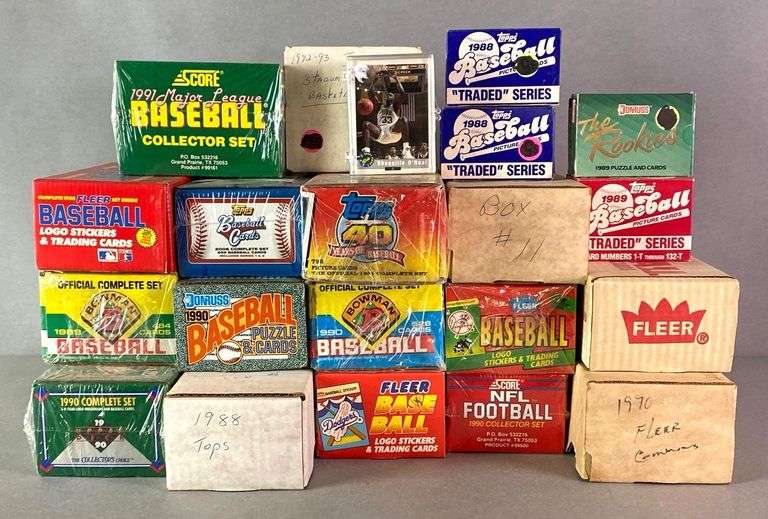 Group of 20+ Sports Card Sets - Matthew Bullock Auctioneers