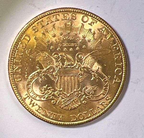 1907 US $20 Gold Liberty - Matthew Bullock Auctioneers