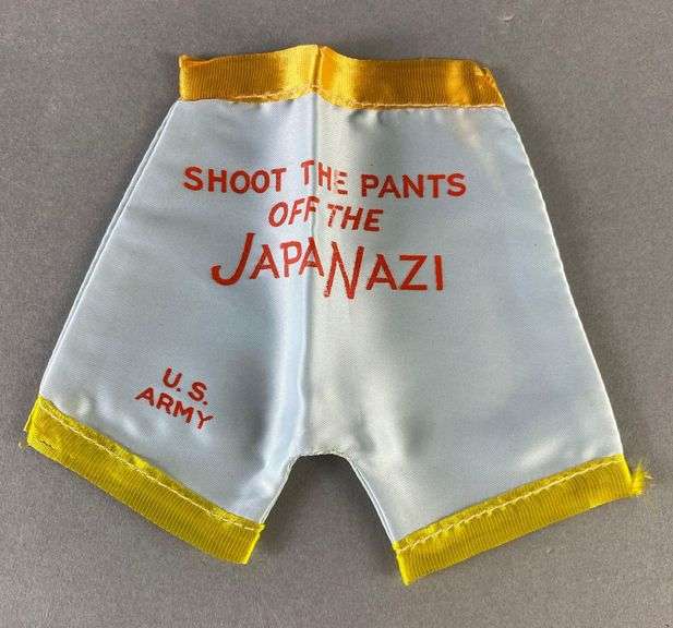 WW2 Shoot the Pants off the JapaNazi Souvenir Silk Pants - Matthew ...