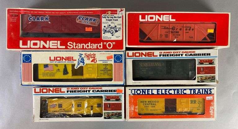 Group of Lionel O Scale Train Cars - Matthew Bullock Auctioneers