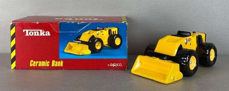 Tonka Enesco Heavy Equipment Ceramic Coin Bank - Matthew Bullock ...