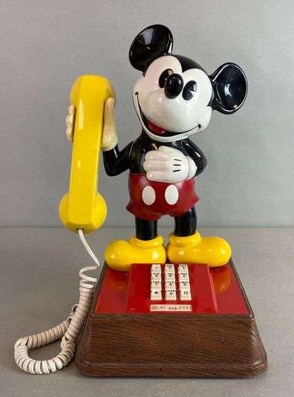 1976 Disney The Mickey Mouse Telephone - Matthew Bullock Auctioneers
