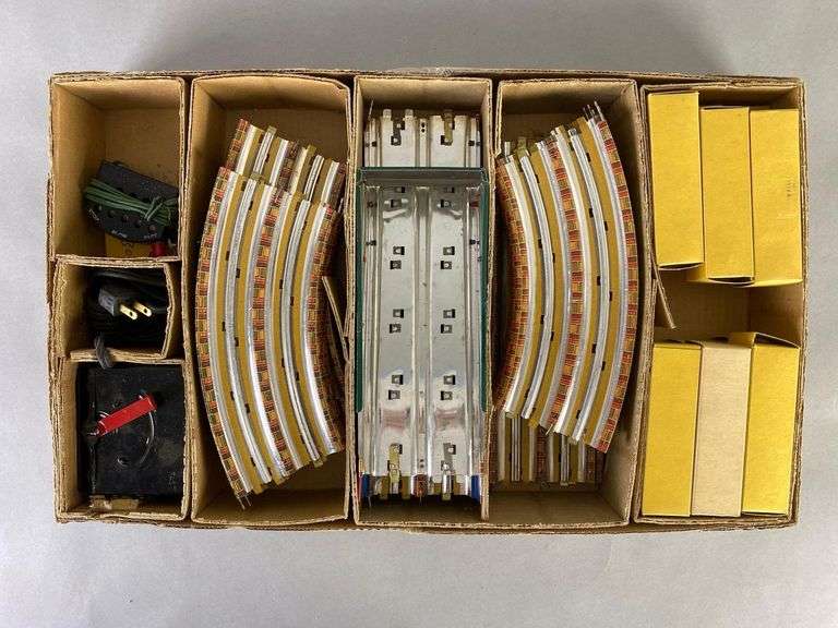 Pre-War Louis Marx Streamline Electric Speedway Tin Litho Double Train ...