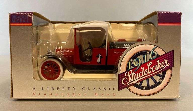 NOS Studebaker Hamms Metal Advertising Beer Toy Car - Matthew Bullock ...