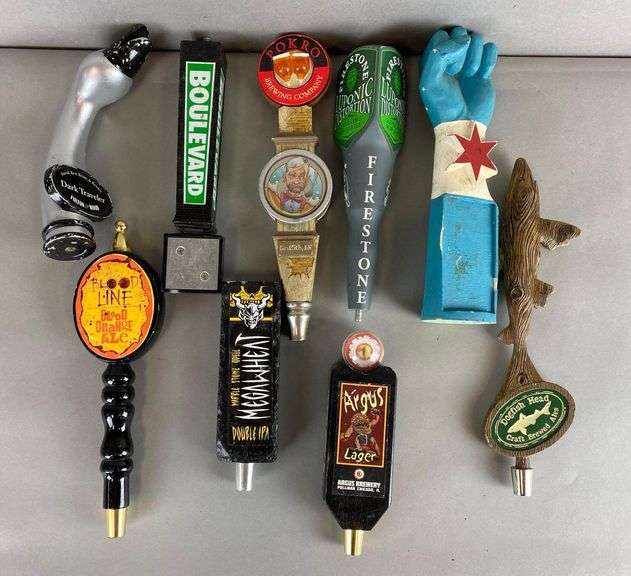 Group of Beer Tapper Handles - Matthew Bullock Auctioneers