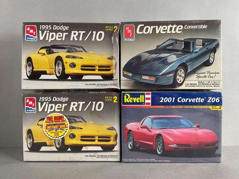 Group of Sports Car Model Kits - Matthew Bullock Auctioneers