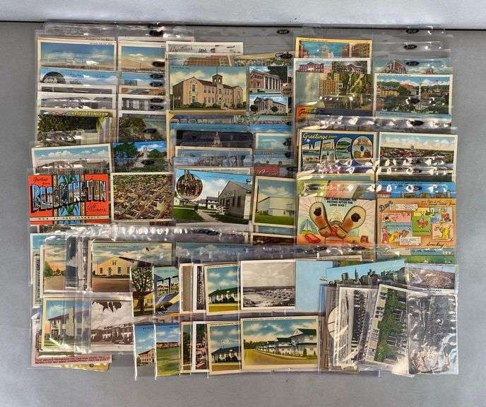 Group of Postcards from Military Bases - Matthew Bullock Auctioneers