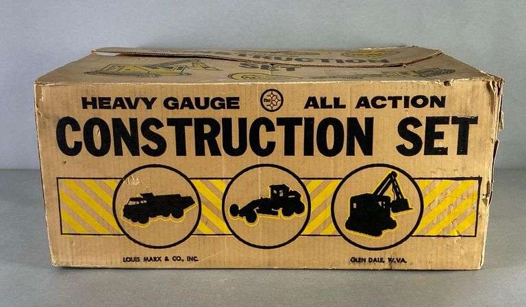 Marx Toys 3-Piece Pressed Steel Construction Set - Matthew Bullock ...