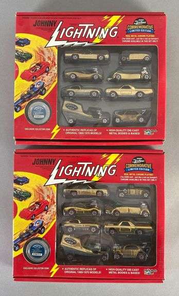 Group of 2 Johnny Lightning Commemorative Die-Cast Vehicle Sets ...