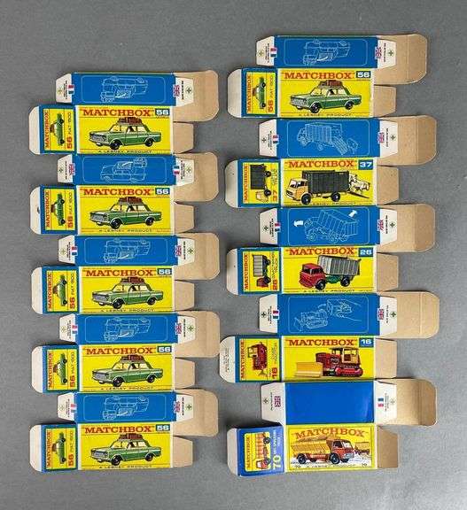 Group of Matchbox F Type Boxes - Matthew Bullock Auctioneers