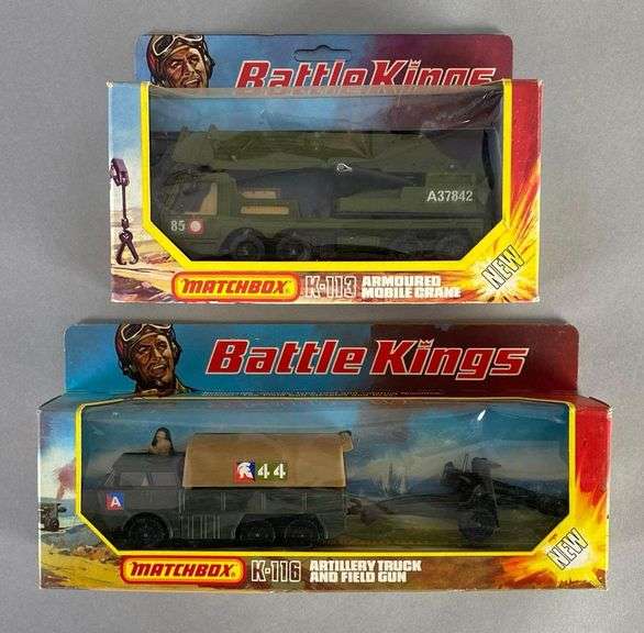 Group of 2 Matchbox Battle Kings Die-Cast Vehicles - Matthew Bullock ...