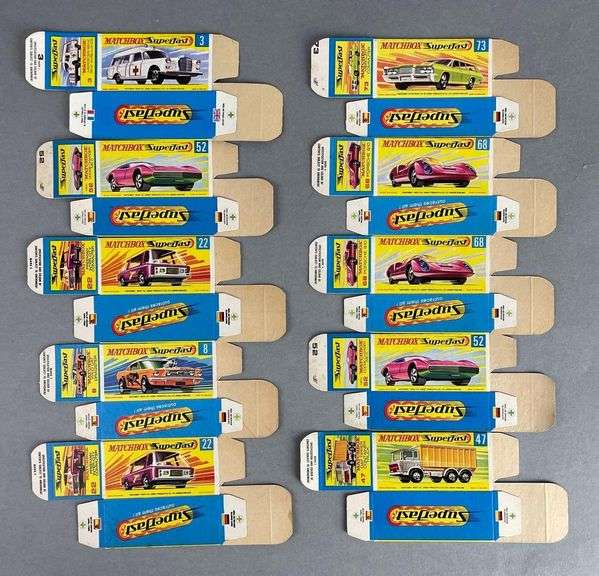 Group of Matchbox Superfast G Type Boxes - Matthew Bullock Auctioneers