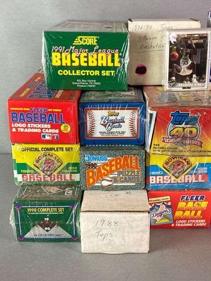 Group of 20+ Sports Card Sets - Matthew Bullock Auctioneers