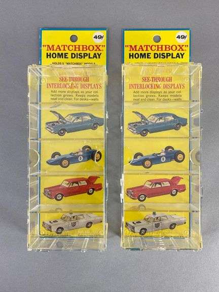 Group of 2 Matchbox Home Display Cases - Matthew Bullock Auctioneers