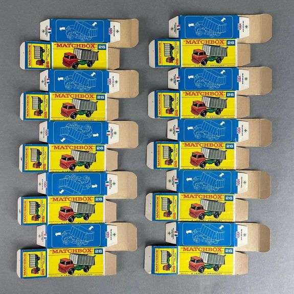 Group of Matchbox F Type No. 26 Boxes - Matthew Bullock Auctioneers