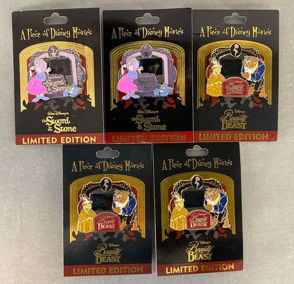A Piece of Disney Movie Limited Edition 5 Pins - Matthew Bullock ...