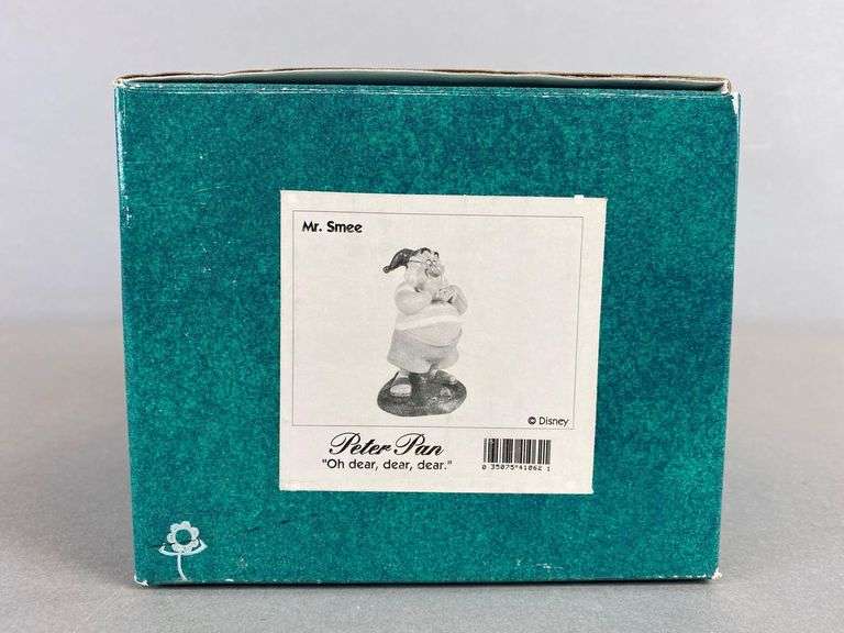 Disney Peter Pan Mr. Smee Porcelain Figurine - Matthew Bullock Auctioneers