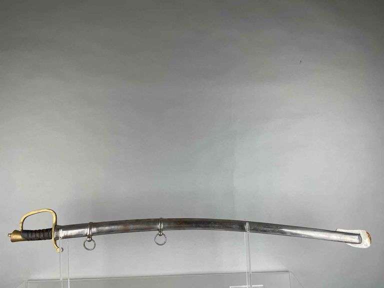 India Made Cavalry Type Sword and Scabbard - Matthew Bullock Auctioneers