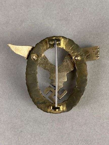 WW2 German Luftwaffe Pilot/Observer Badge - Matthew Bullock Auctioneers