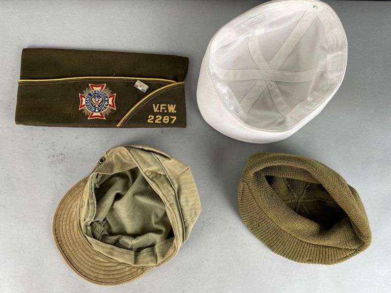 Group of Vintage U.S. Military Caps - Matthew Bullock Auctioneers