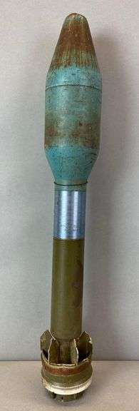 US Military Inert Artillery Rocket - Matthew Bullock Auctioneers