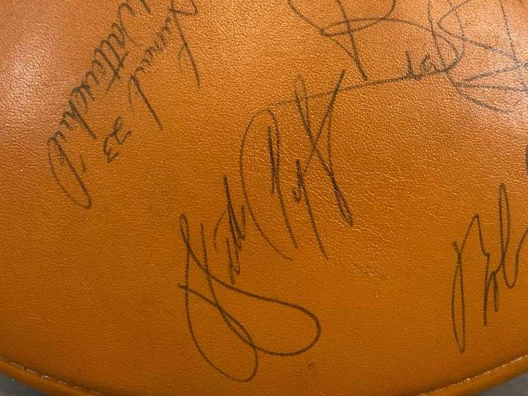 1978 Chicago Bears Team Signed Football with 31 Autographs - Matthew ...