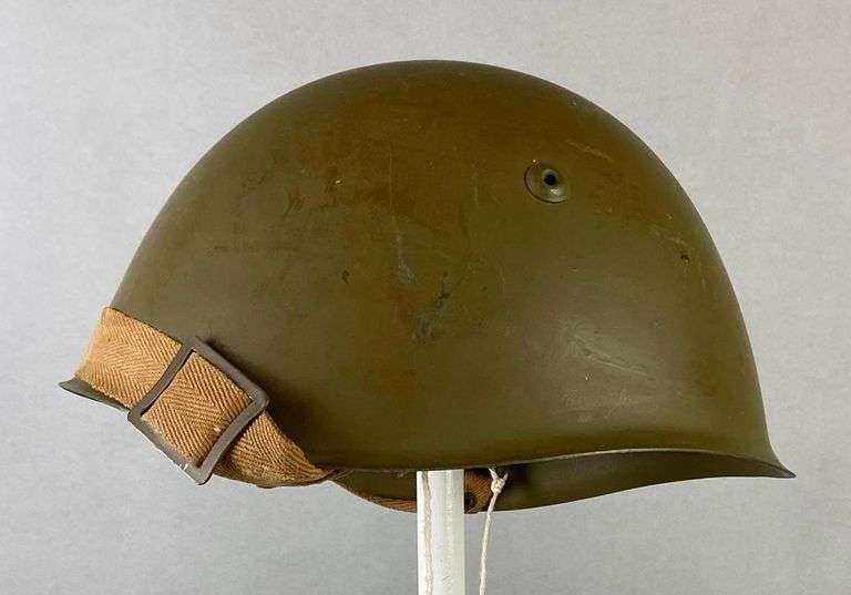 WW2 Italian Steel Military Helmet - Matthew Bullock Auctioneers