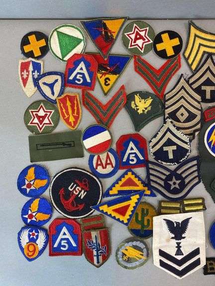 Group of Military Patches and More - Matthew Bullock Auctioneers