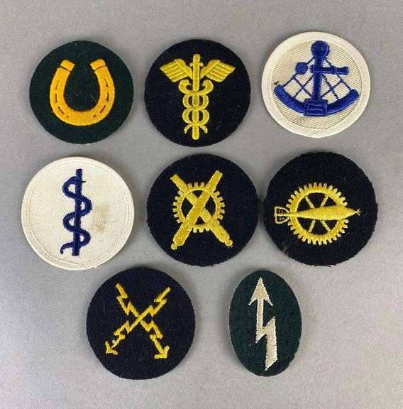 Group of WW2 German Military Patches - Matthew Bullock Auctioneers