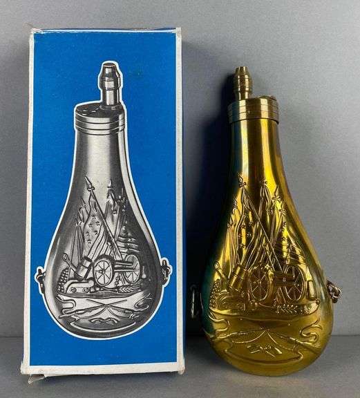Italian Walker Powder Flask - Matthew Bullock Auctioneers
