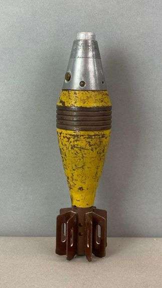 WW2 Inert M49A2 60mm Mortar Round - Matthew Bullock Auctioneers