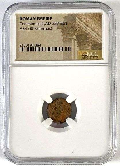 NGC Certified Ancient Roman Empire Constantius II Coin - Matthew ...