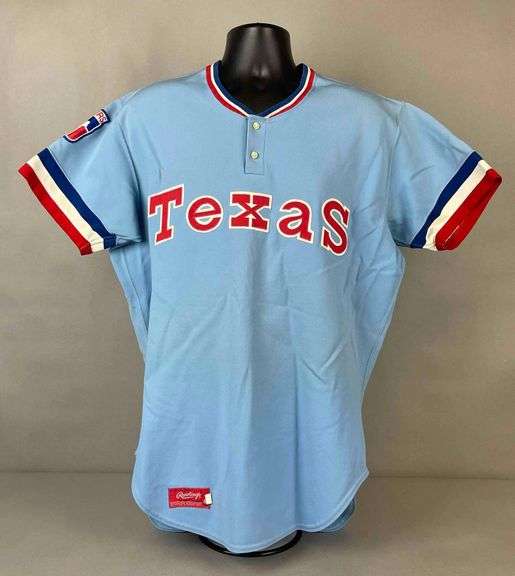 1978 Ken Henderson Game Issue Texas Rangers Road Jersey - Matthew ...