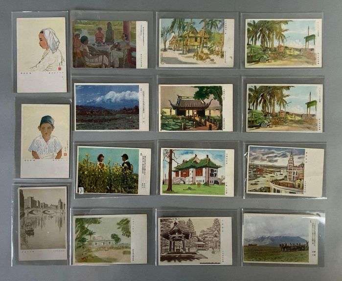 Postcards - Asian Landscape and More - Matthew Bullock Auctioneers