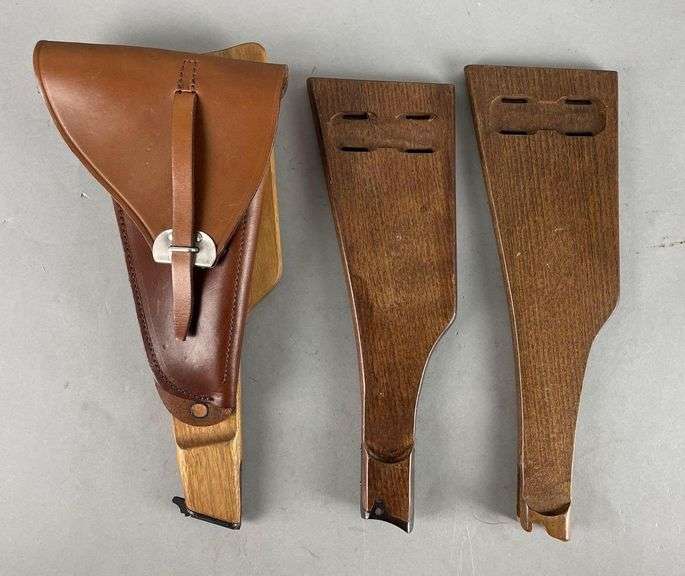 Group of 3 Shoulder Stocks - Matthew Bullock Auctioneers