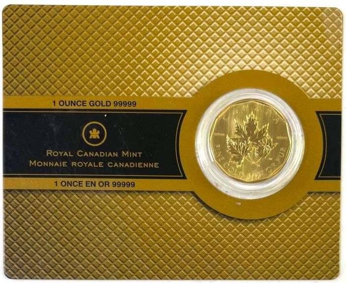 2007 Canada Double Maple Leaf 5 9's .99999 Fine Gold 1 oz Round in ...