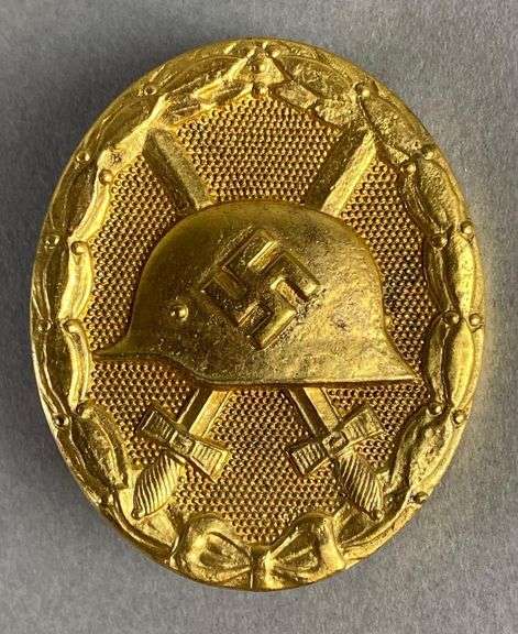 WW2 German Gold Wound Badge - Matthew Bullock Auctioneers