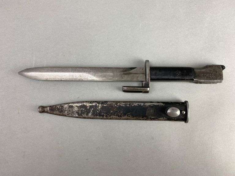 South African FN-Fal Rifle Bayonet with Scabbard - Matthew Bullock ...