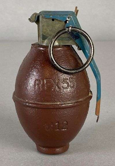 Inert Korean/Vietnam Era Fuze M228 RFX55 Lemon Grenade - Matthew Bullock Auctioneers
