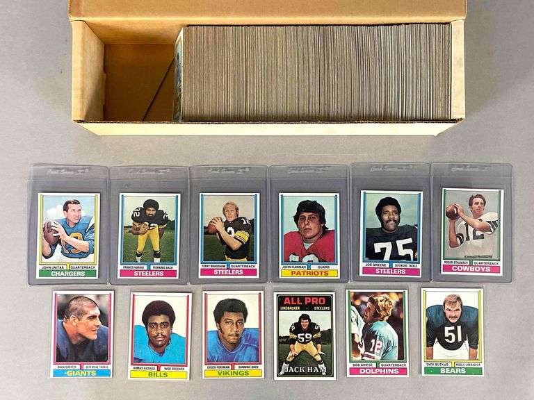 1974 Topps Football Complete Set - Matthew Bullock Auctioneers