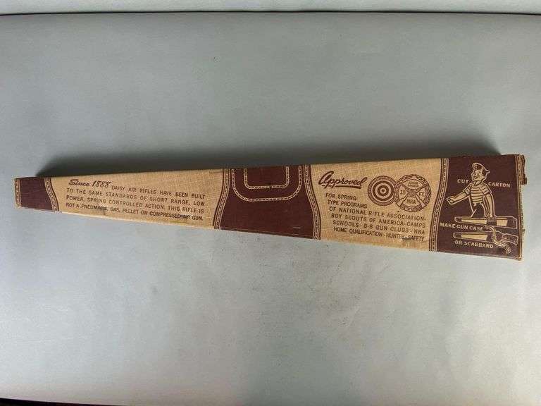 Empty Daisy Western Carbine Air Rifle Box - Matthew Bullock Auctioneers