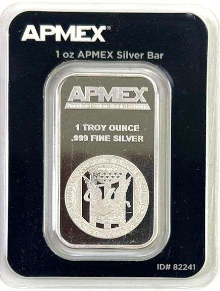Apmex 1 oz .999 Fine Silver Bar in Plastic Assay - Matthew Bullock ...